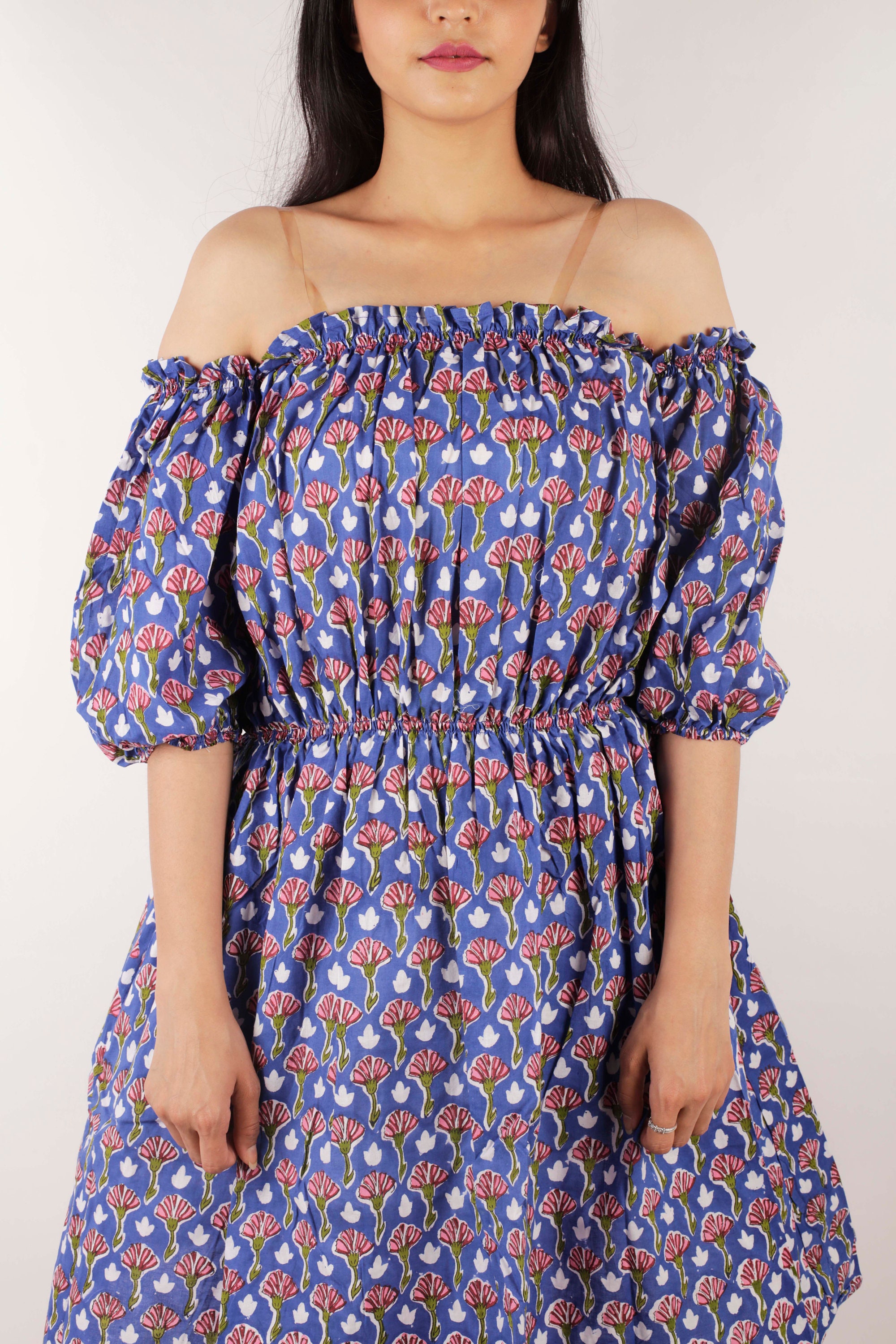 Block Print Dress Hand Block Printed Dress Indian Cotton | Etsy