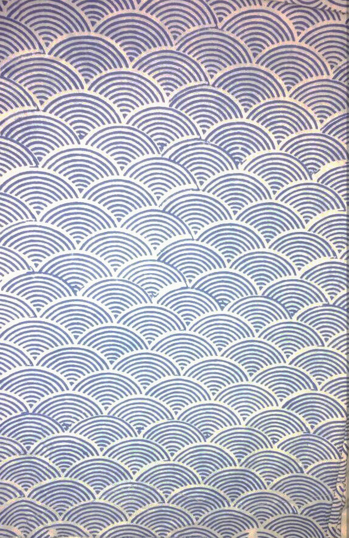 5 Yards Geometric Block Print Fabric Design Pattern Printed | Etsy