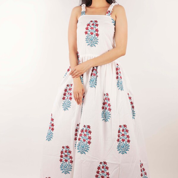 Indian Block Print Dress - Etsy