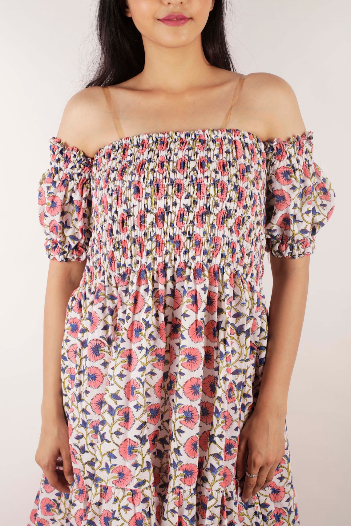 Block Print Dress Hand Block Printed Dress Indian Cotton - Etsy Australia