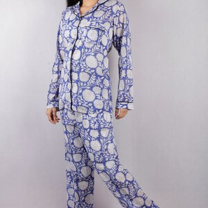Pyjamas Set for Women Nightwear, Block Printed Nightwear, 100% Cotton ...