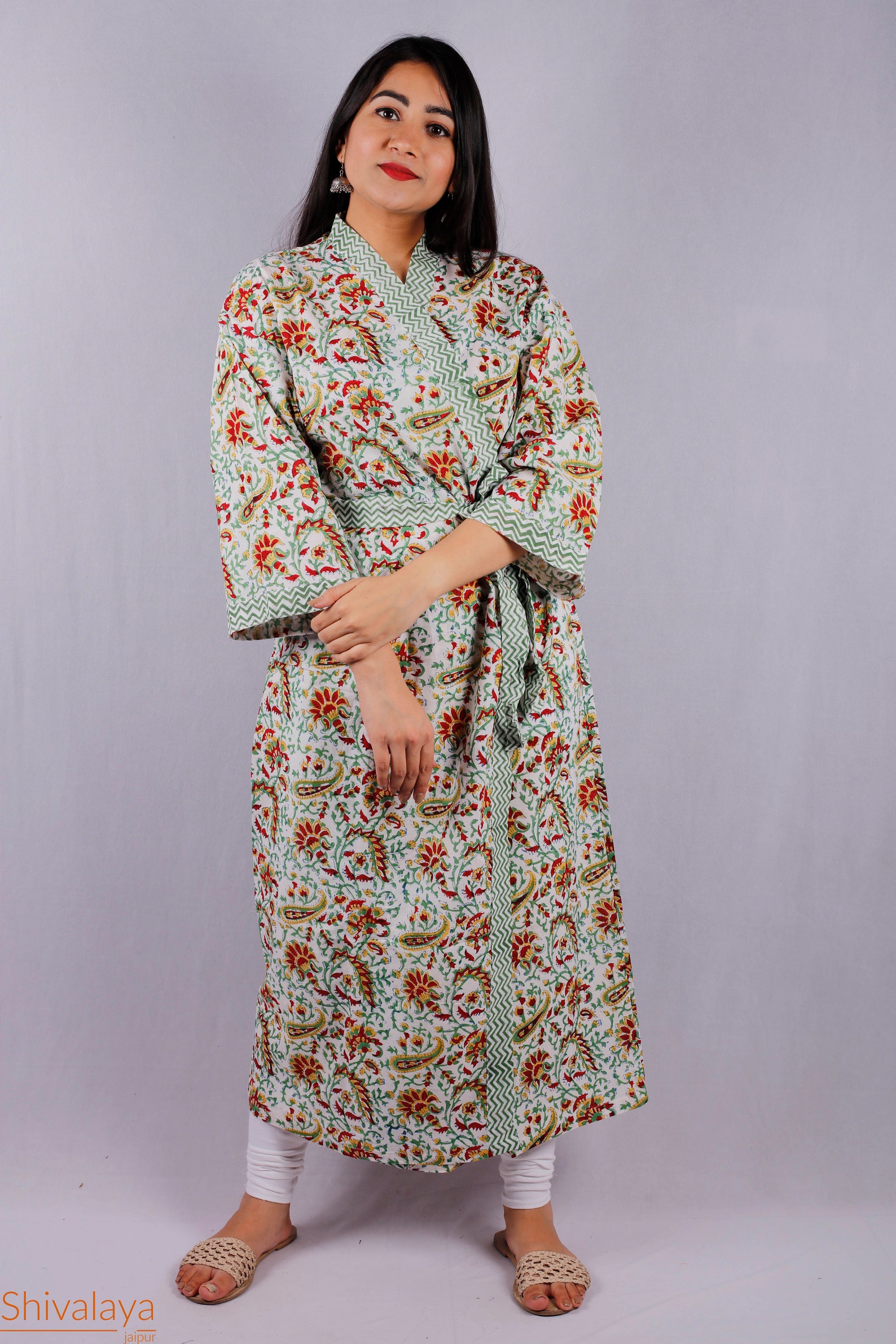 Block Print Kimono Hand Block Print Kimono Indian Cotton - Etsy