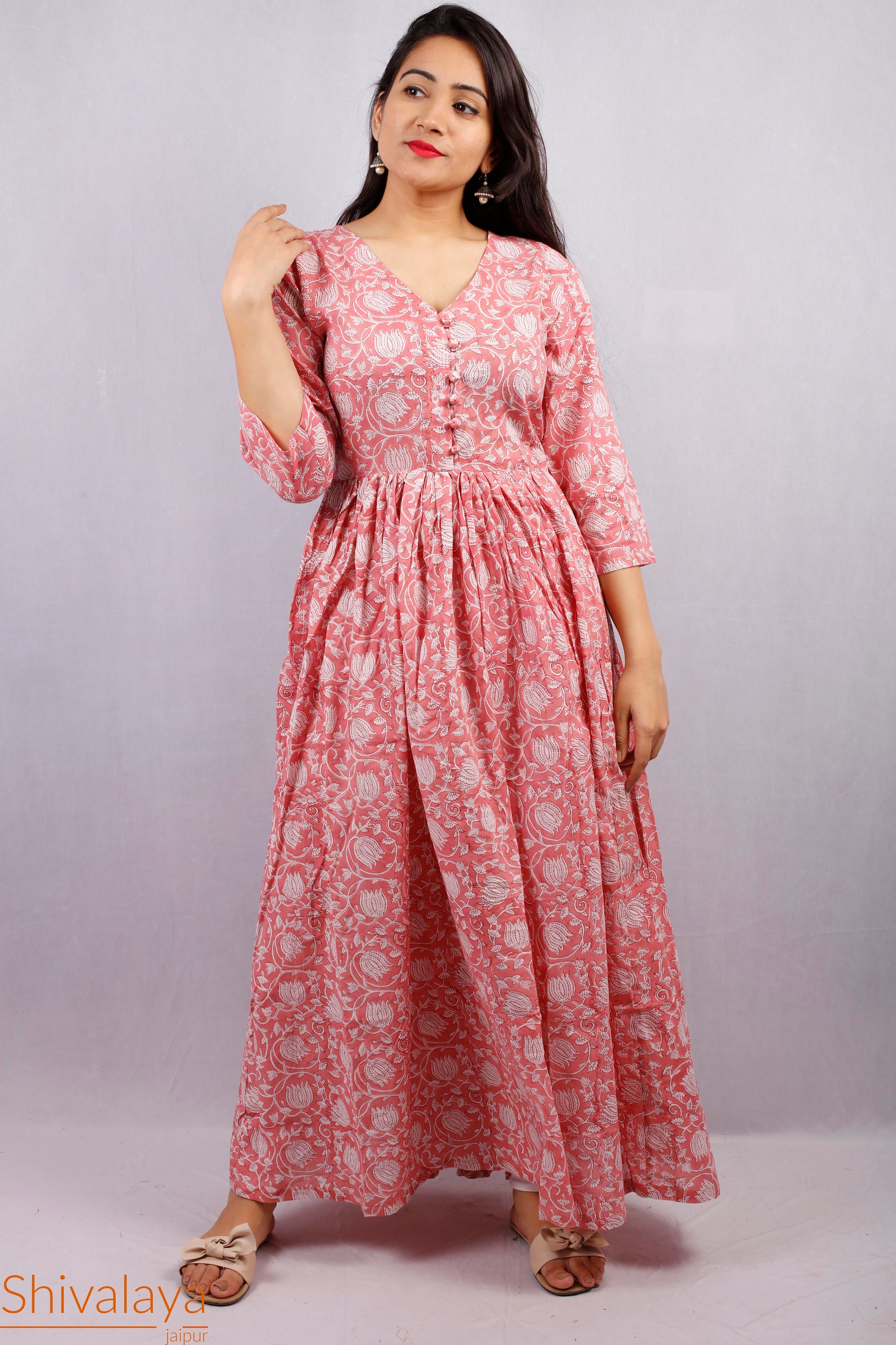 Hand Block Printed Dress Block Print Dress Indian Tunics | Etsy