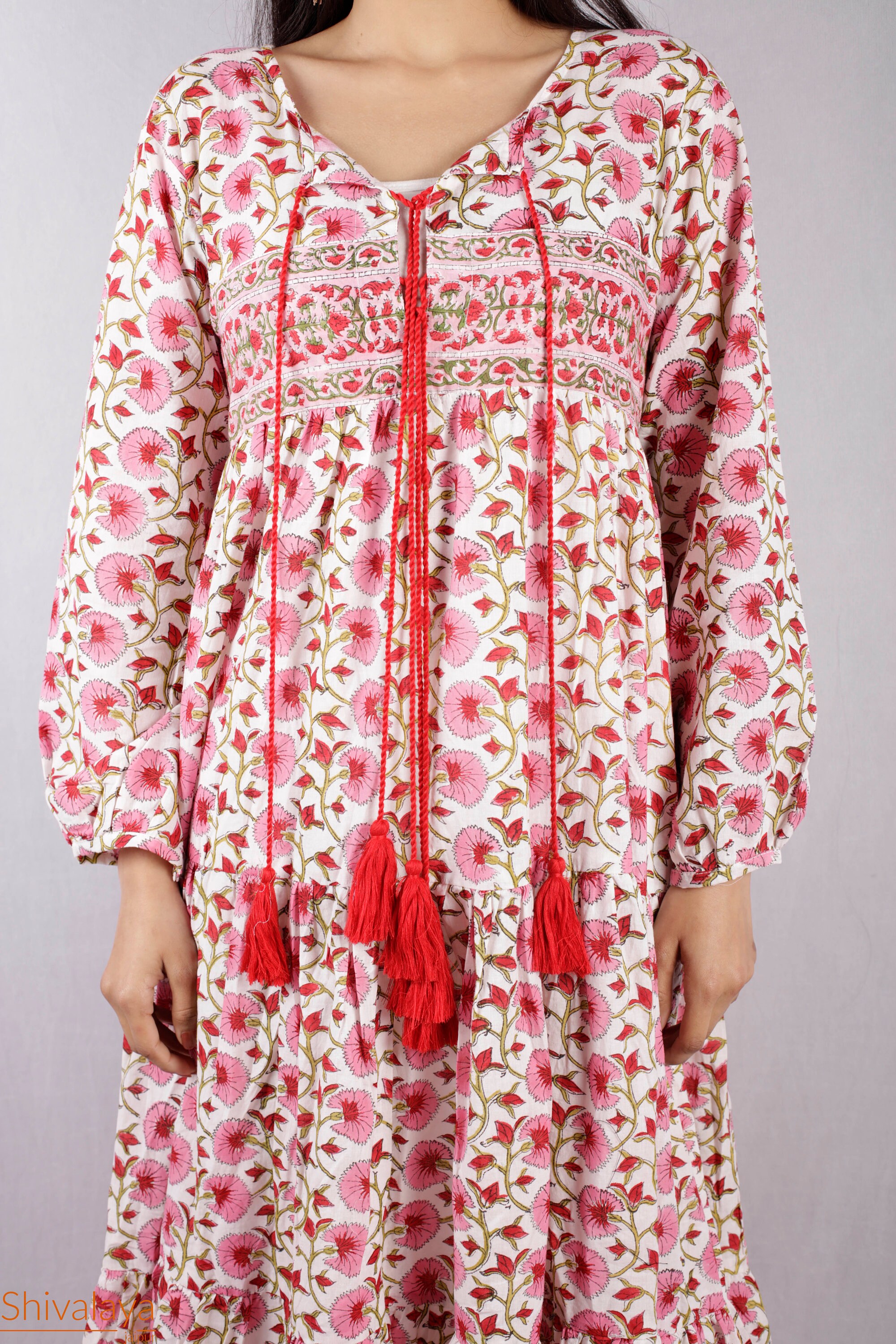 Hand Block Printed Dress Block Print Dress Indian Tunics - Etsy