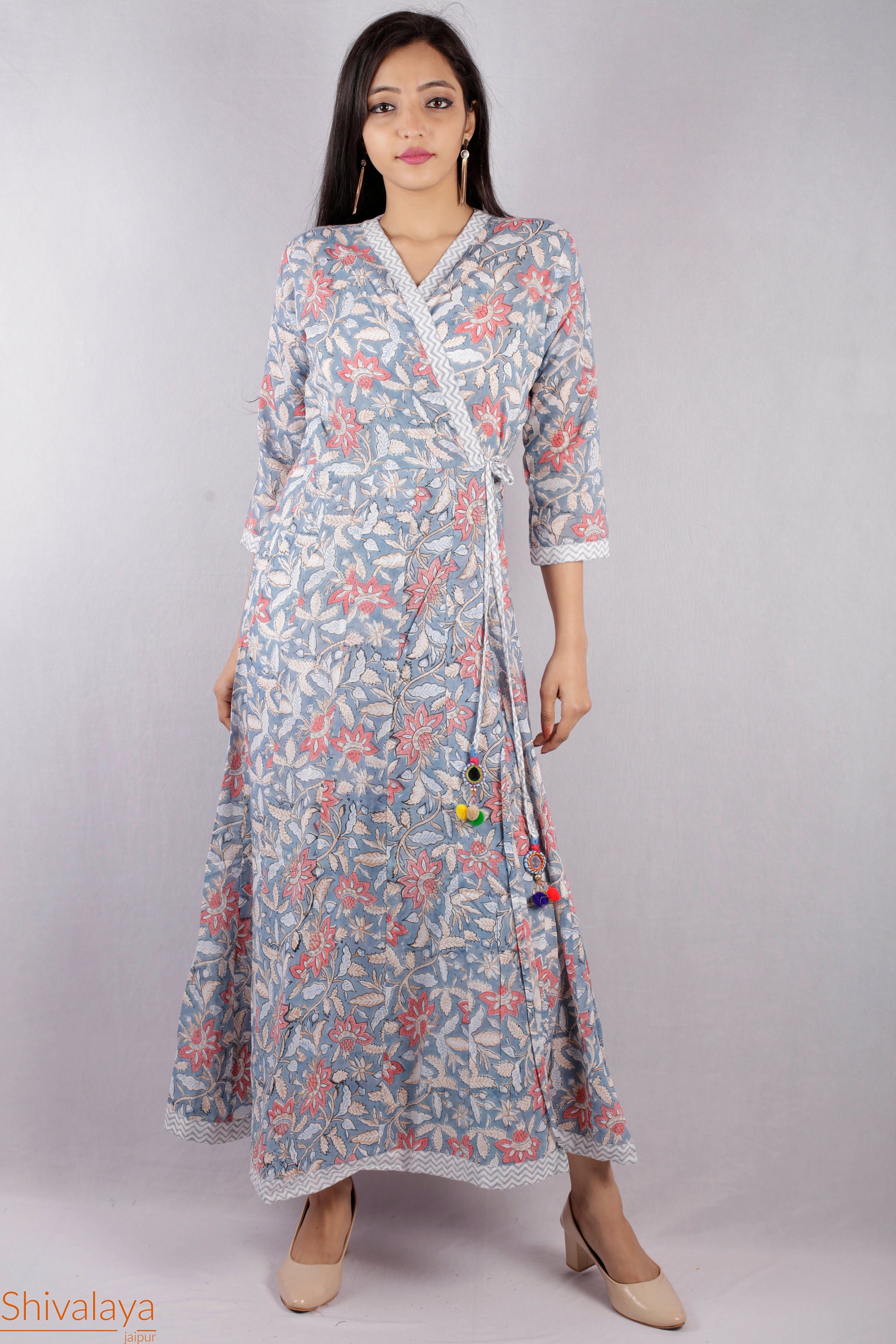 Hand Block Printed Dress, Block Print Dress, Indian Tunics, Hand ...