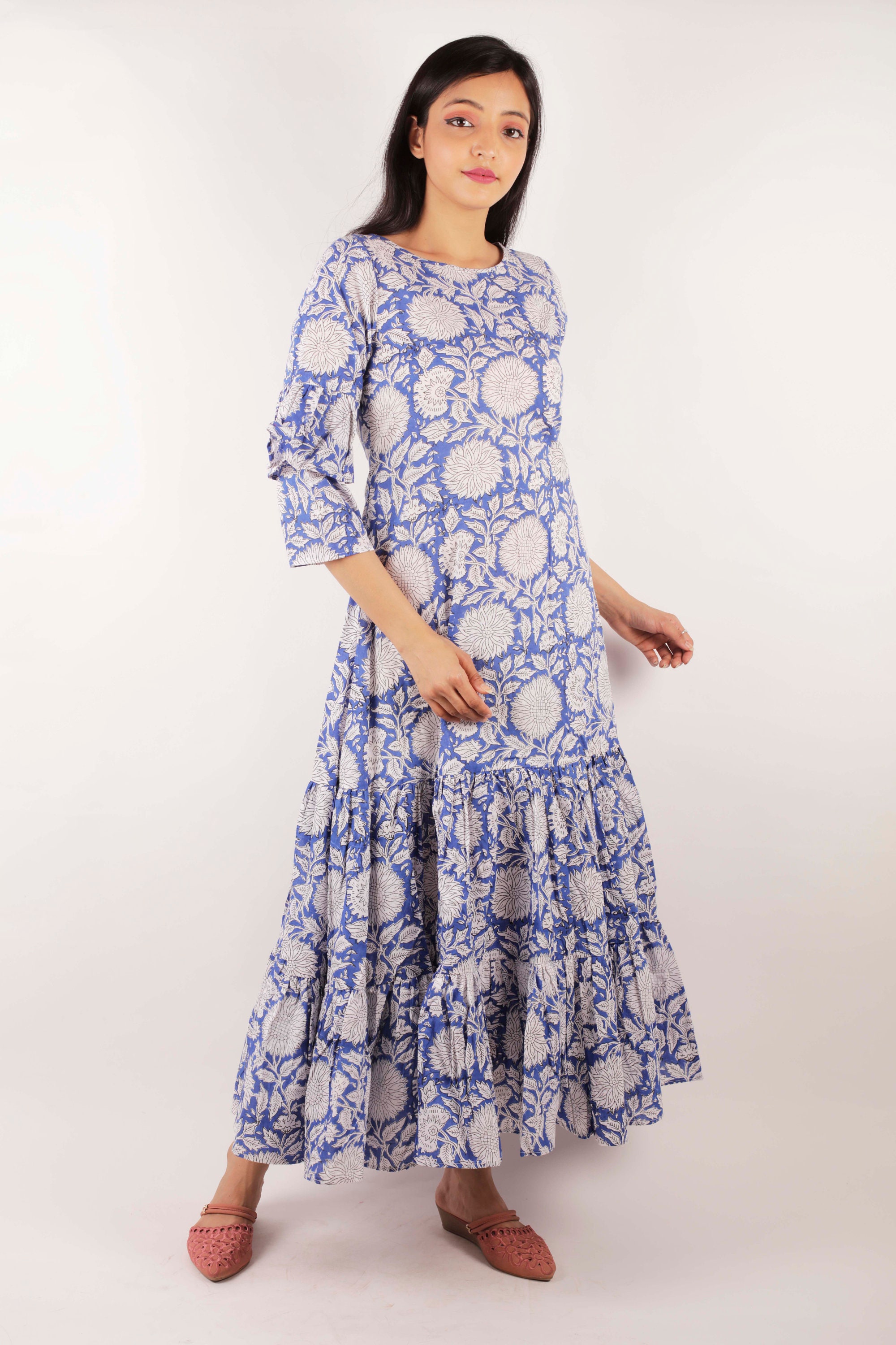 Block Print Dress Hand Block Printed Dress Indian Cotton - Etsy