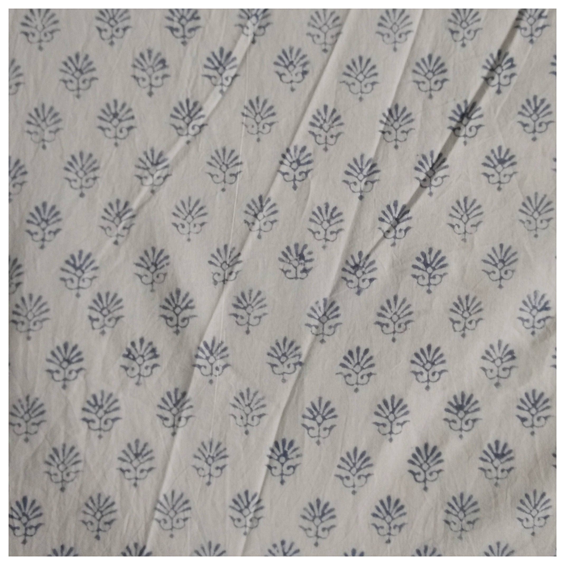 5 Yards Hand Block Print Fabric Indian Cotton Fabric Printed - Etsy