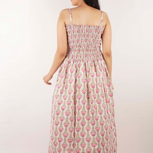 Block Print Dress, Hand Block Printed Dress, Indian Cotton Dress ...