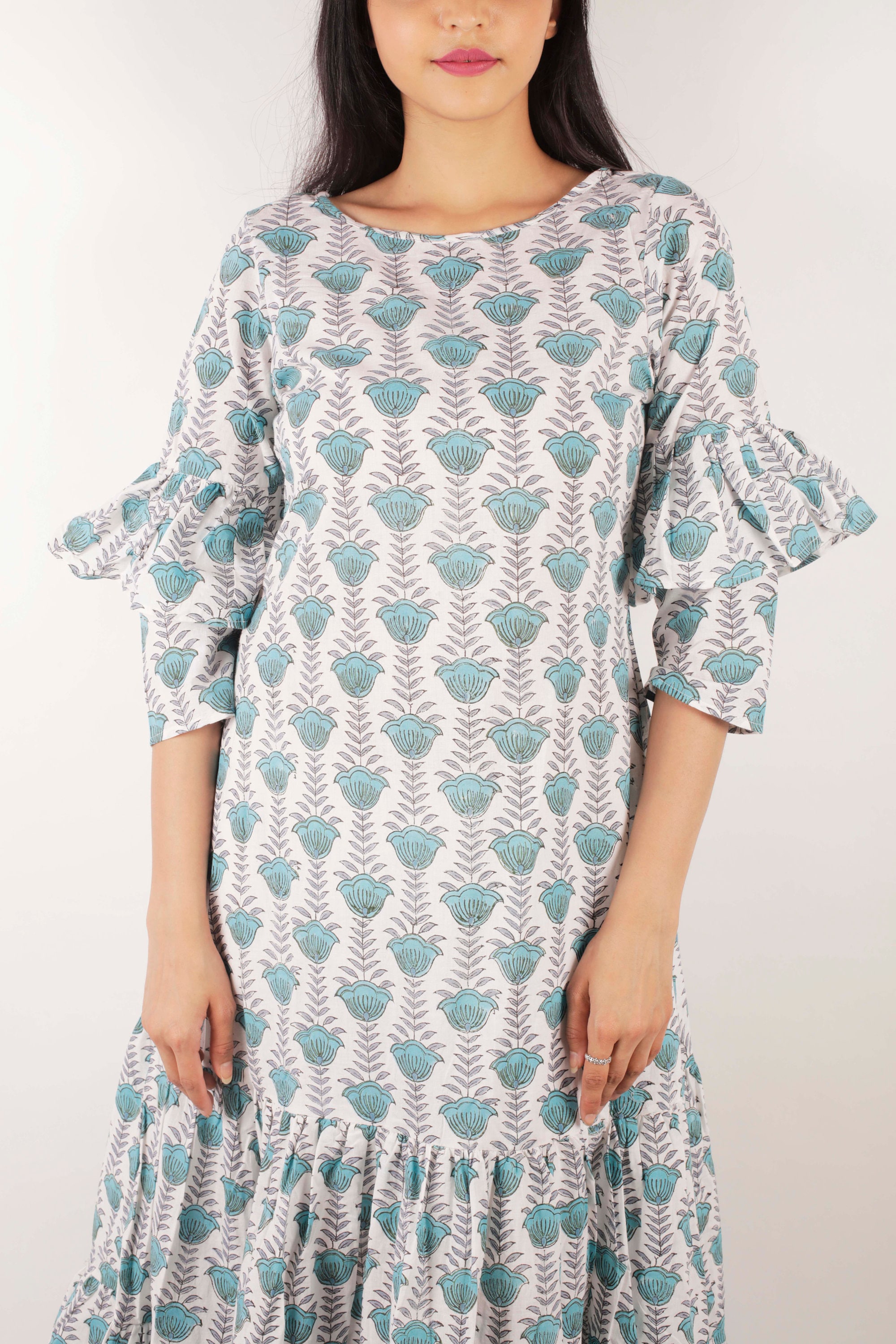 Block Print Dress Hand Block Printed Dress Indian Cotton | Etsy