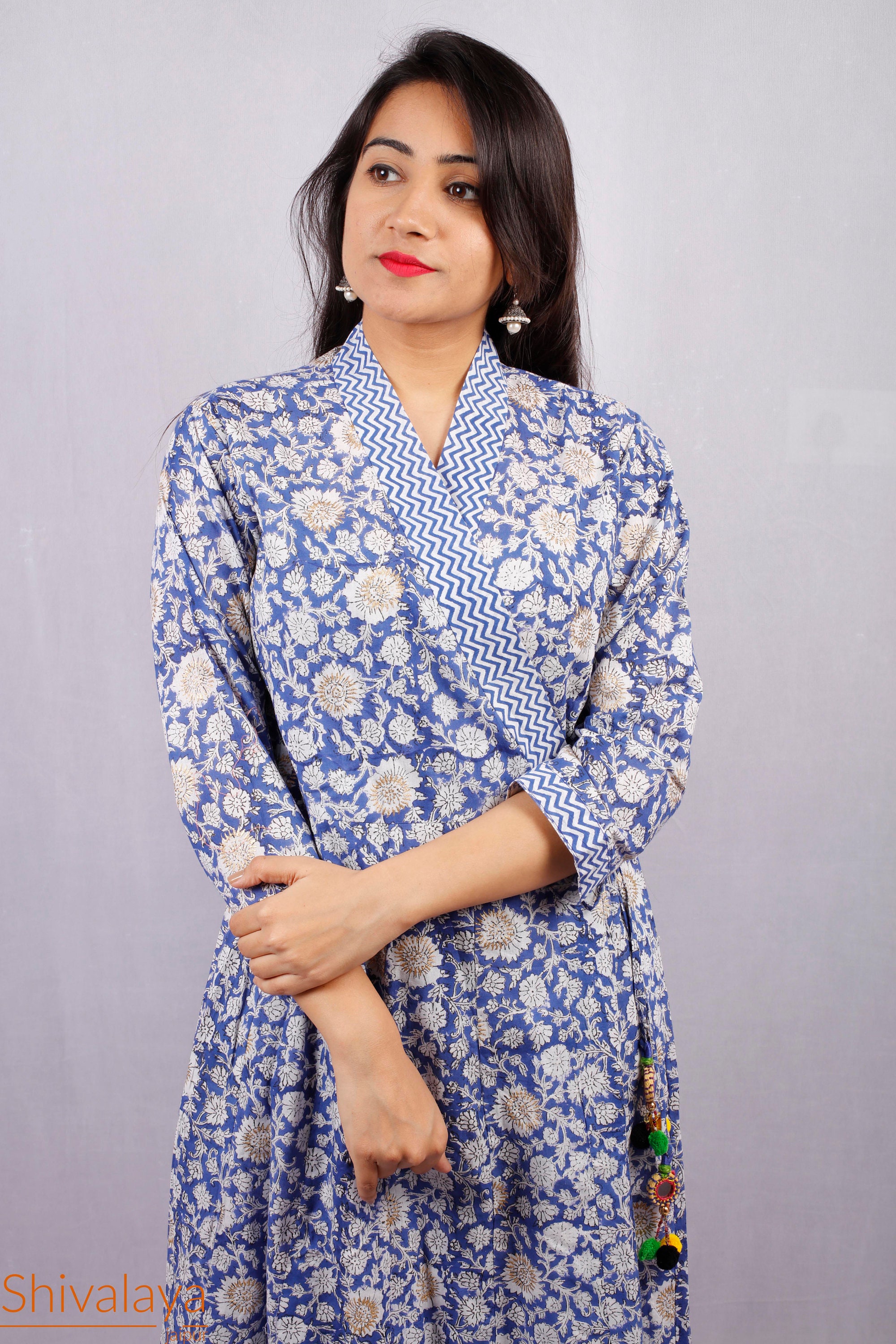 Hand Block Printed Dress Block Print Dress Indian Tunics - Etsy