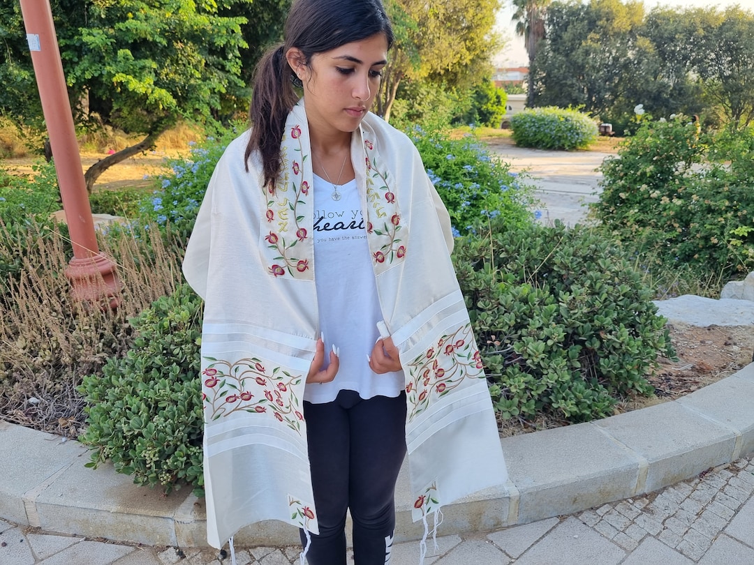 Talit Talit pour fille filles cadeaux Bat Mitzvah, châle de prière ...