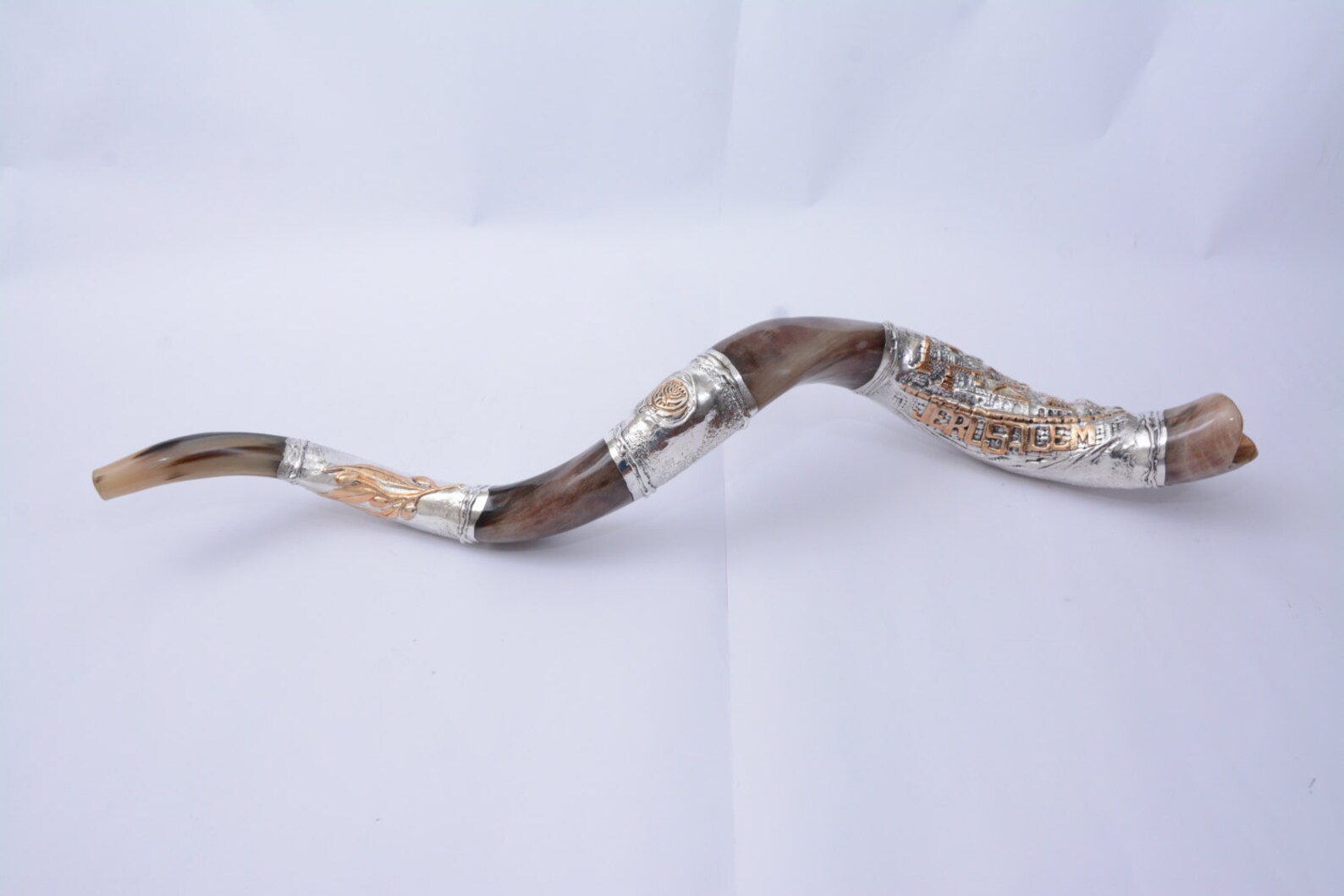 Kudu Horn Shofar Silver Full Polish Yemenite Jerusalem Best - Etsy Israel