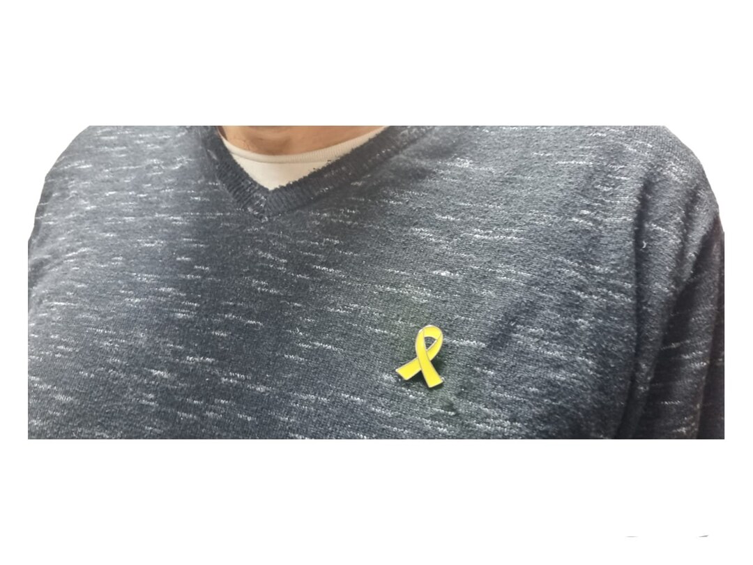 Bring Them Home Now Yellow Ribbon Brooch Pin Made in Israel - Our Heart ...