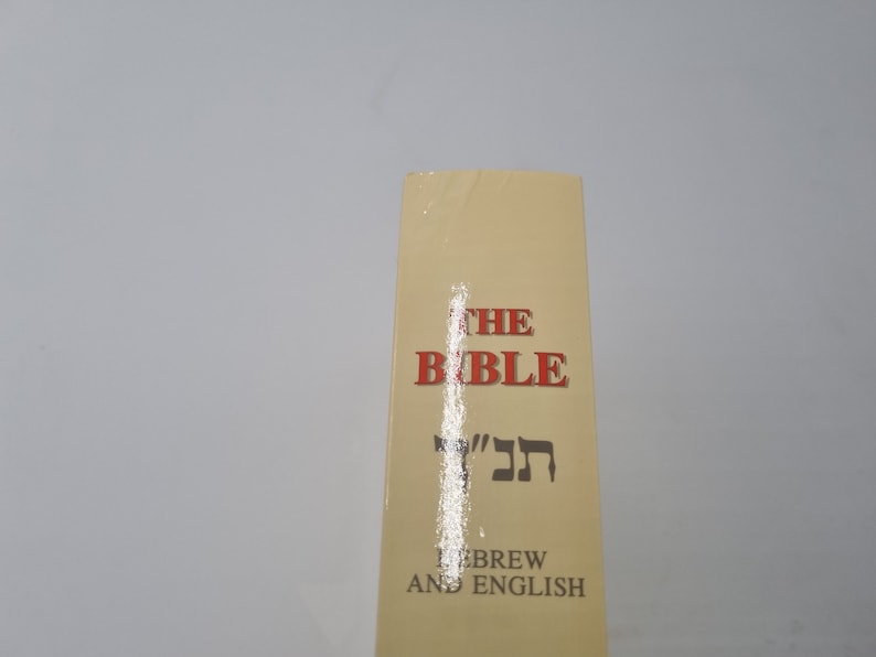 Hebrew Torah Tora Tanakh Softcover Bible With English - Etsy