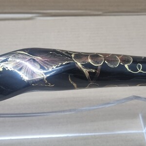 Hand Painted Shofar Eland Female 21" Straight Line Measured Polished ...