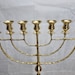Huge Temple Menorah Menora in Gold Plated From Holy Land Jerusalem Size ...