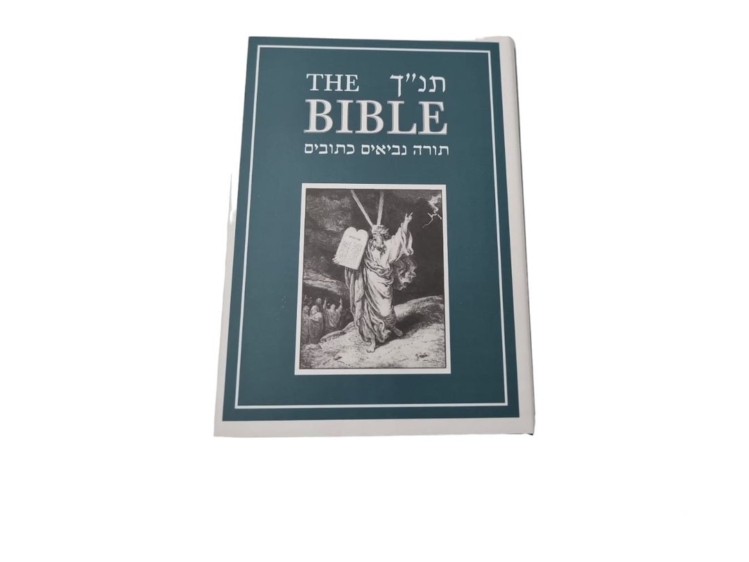 Hebrew Torah Tora Tanakh Hard Cover Bible With English Translation Book ...