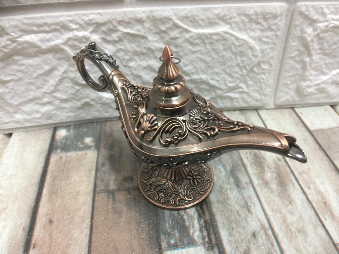 Aladin Genie Lamps 3 Inch High Magic Lamp Aladdin Middle | Etsy
