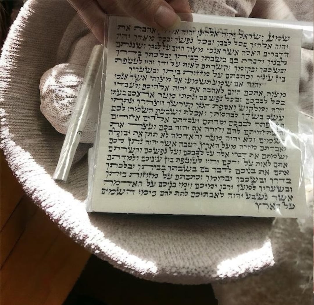 Mezuzah 5 X Kosher 10 Cm Scroll Klaf Mezuza Parchment Jewish Symbols ...