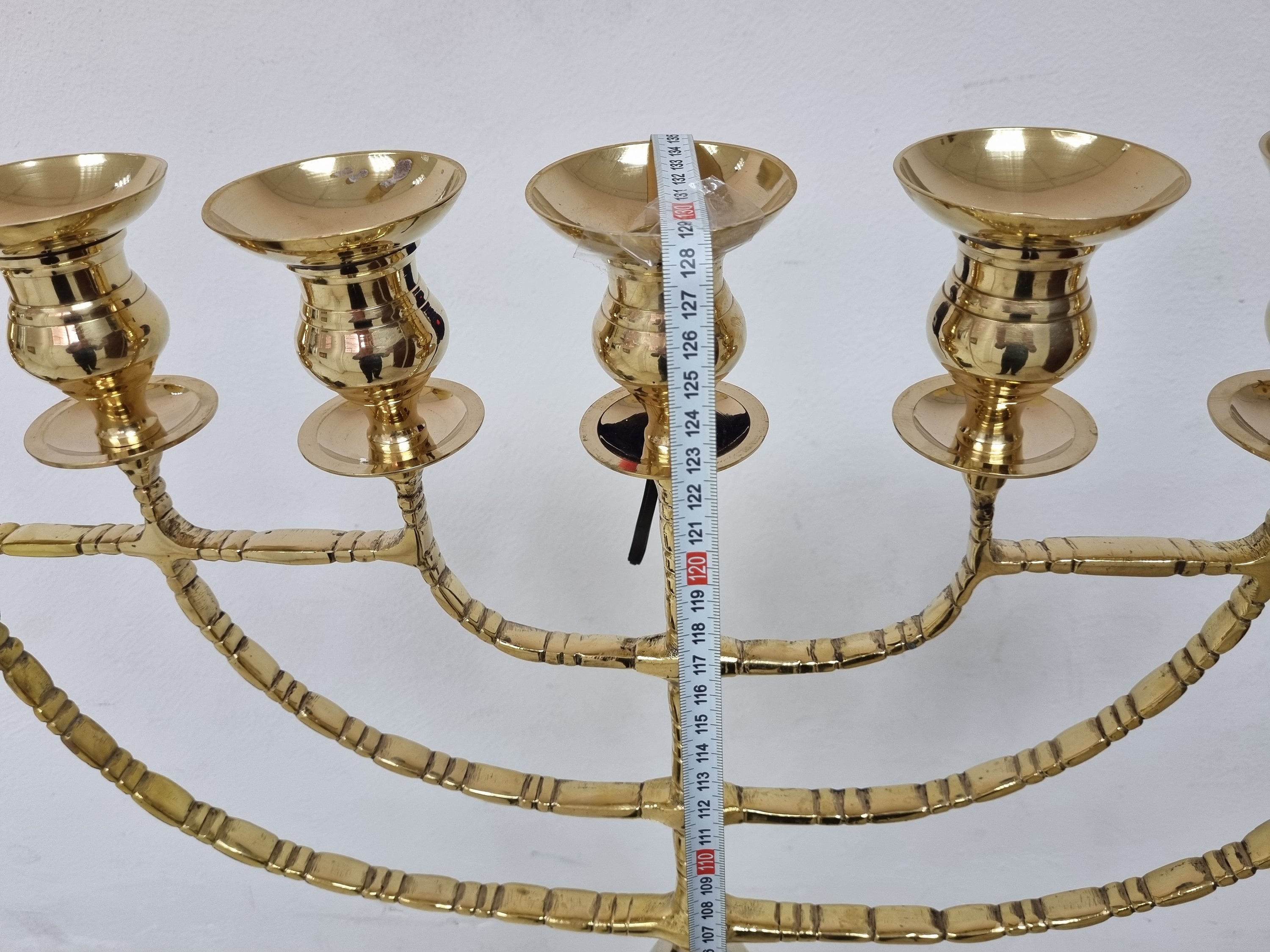 Huge Temple Menorah Menora in Gold Plated From Holy Land - Etsy UK