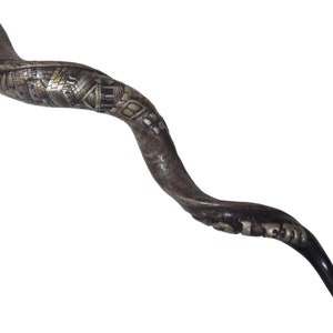 Hand Carved Kudu Shofar: Jerusalem Landscape, Judaica Art (40") - Etsy