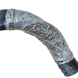 Sterling Silver 925 Plated Yemenite Kudu Horn Shofar Shema Israel ...