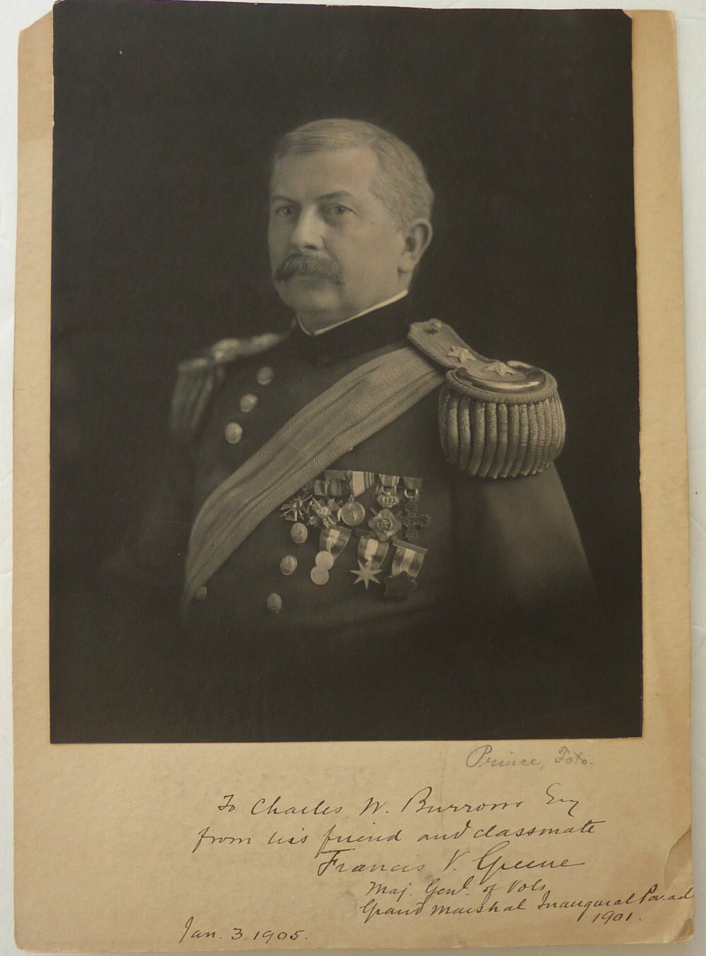 1901 Major General Francis V Greene American Military History War Photo ...