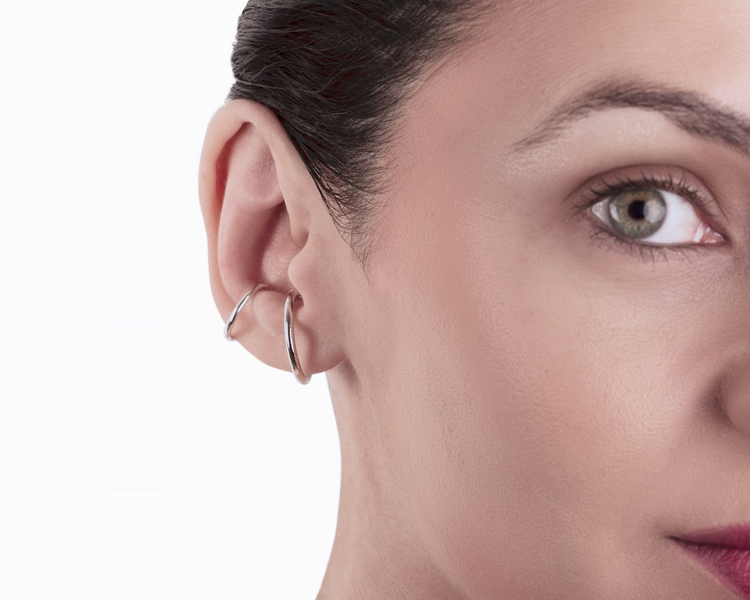 Conch Cuff, Men Ear Cuff, Silver Ear Cuff, Simple Ear Cuff, Unisex Ear Cuff, Minimalist Ear Cuff ...