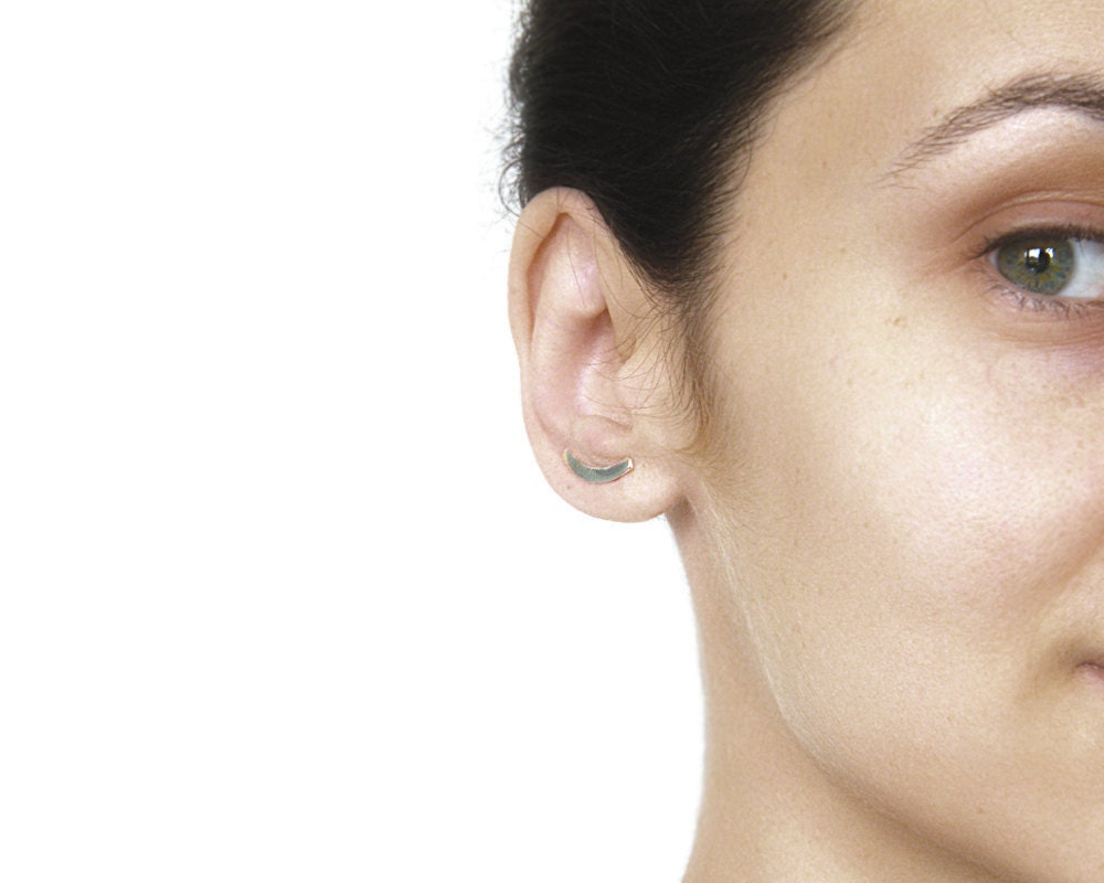 Ear Crawlers Ear Climbers Earrings Bar Ear Climbers Silver | Etsy