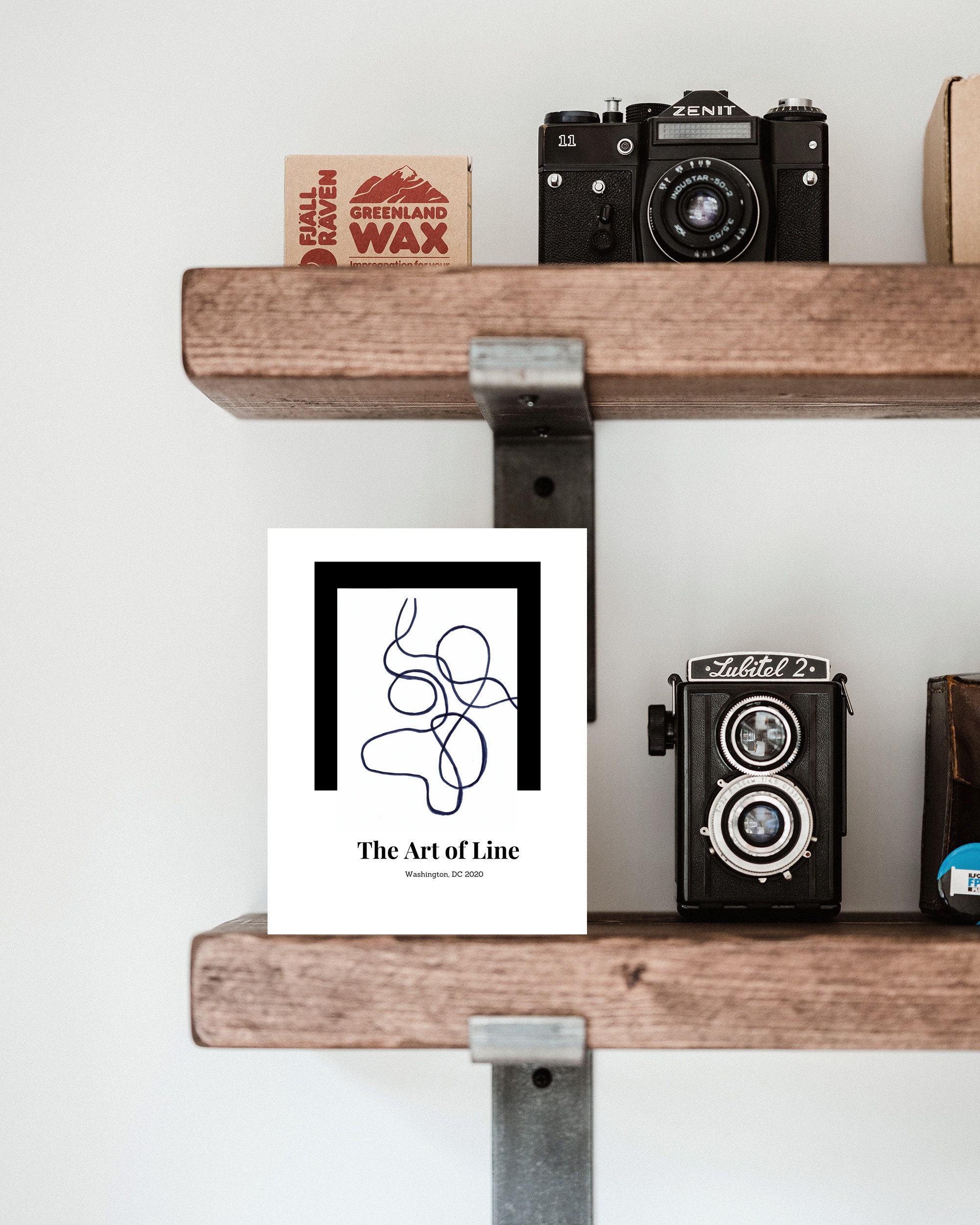 Art of Line Art Gallery Poster, PRINTABLE Art, Instant Downloadable ...