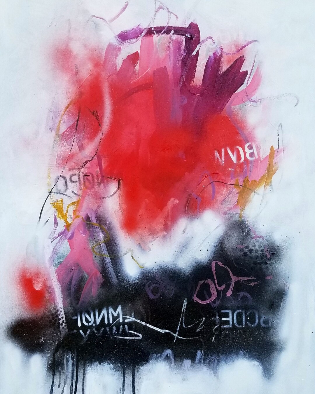 Purple Spit Print, PRINTABLE Art, Instant Downloadable Print, Abstract ...