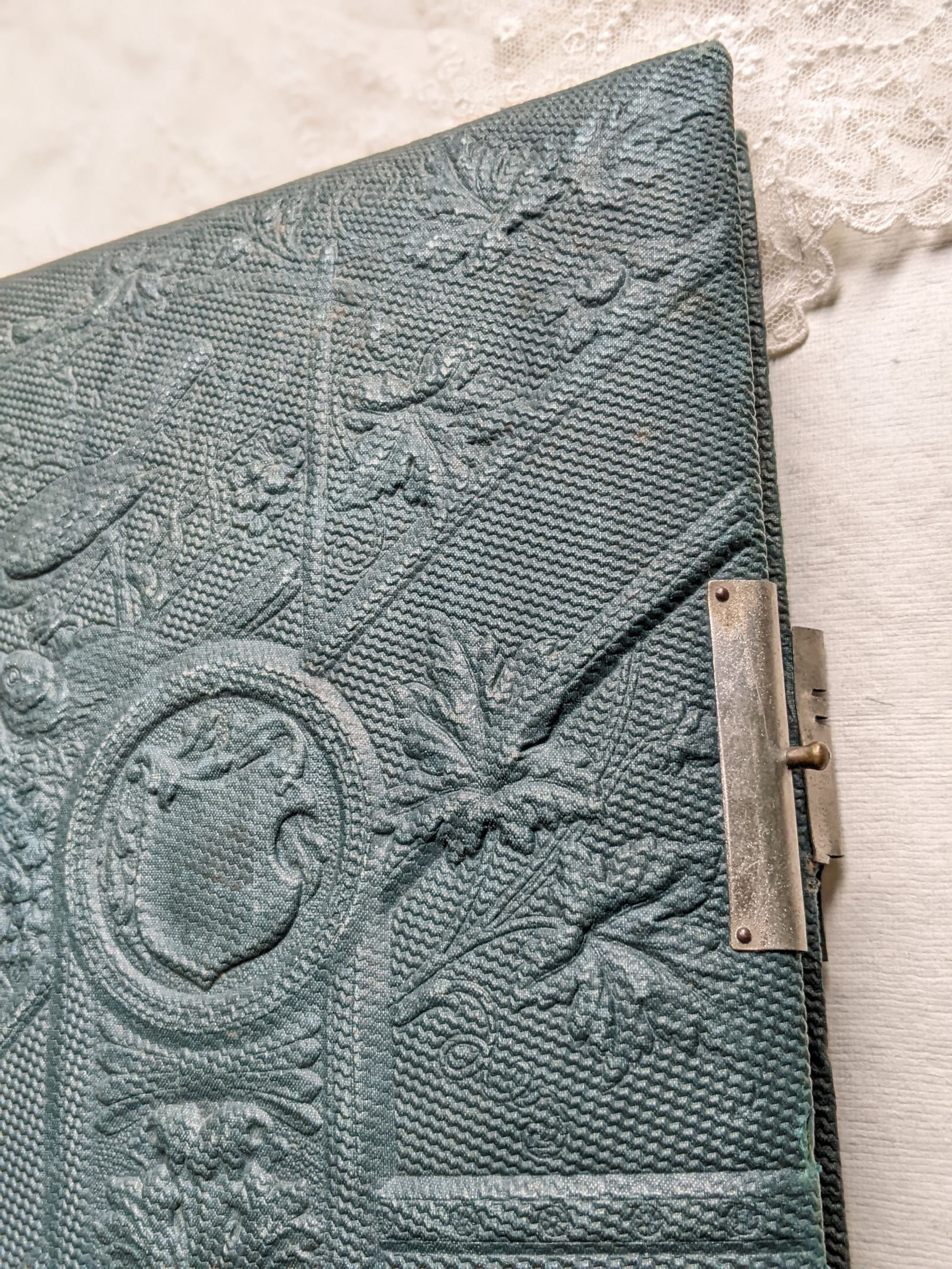 Antique Photo Album. Dark Green Photo Album. Antique - Etsy