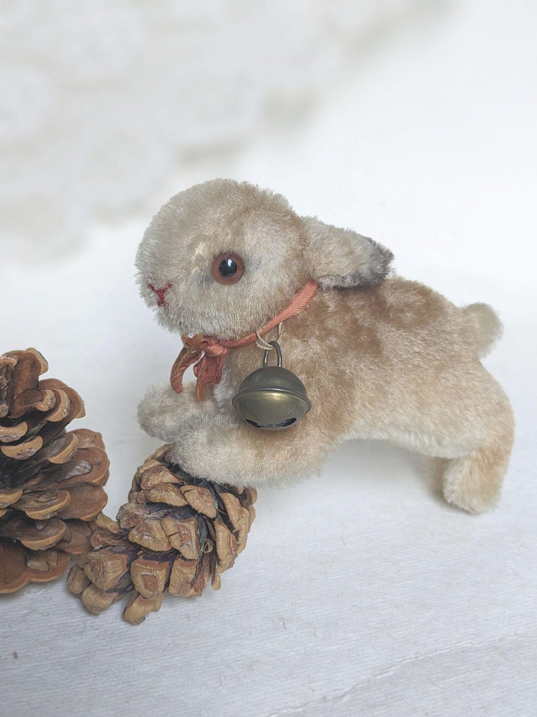 Vintage Steiff Original Hopping Rabbit. Vintage Bunny Toy. Vintage ...