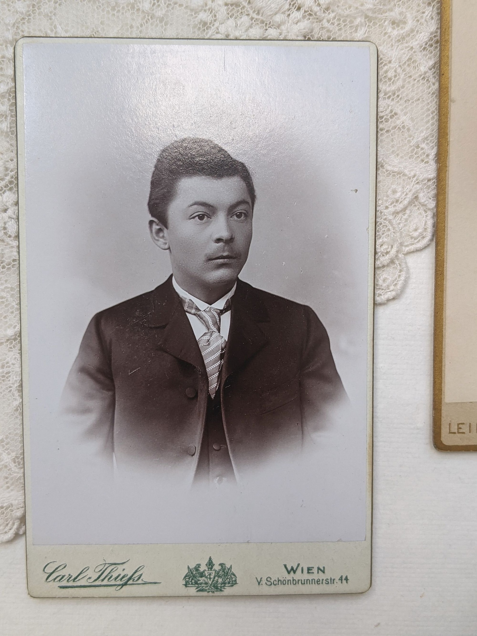 Antique Gentleman Photograph 6 Card Set. Men With Mustaches Cabinet ...