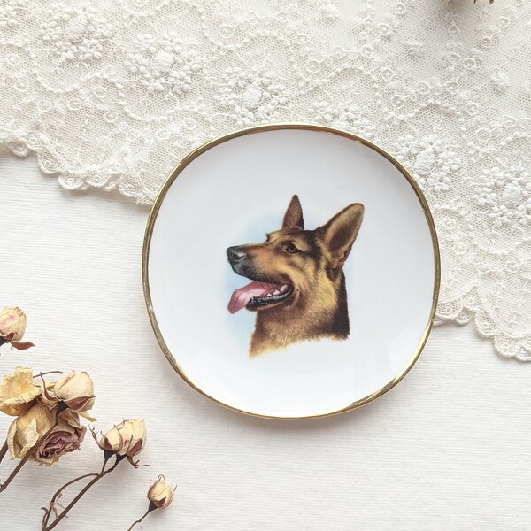 German Shepherd Dog Plate - Etsy