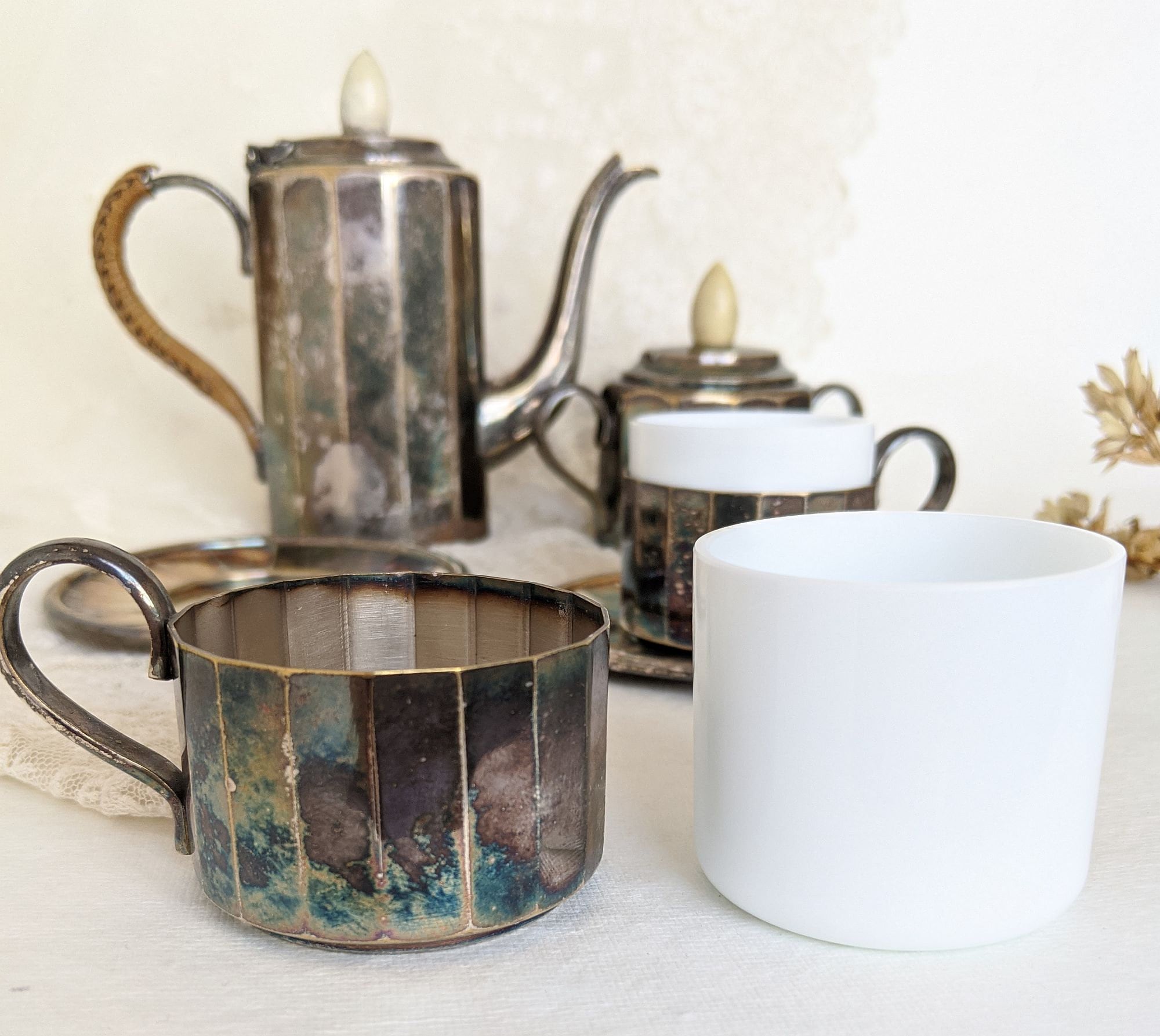 Antique Art Deco Coffee Set. Antique Art Deco Mocca Set. Vintage Coffee ...