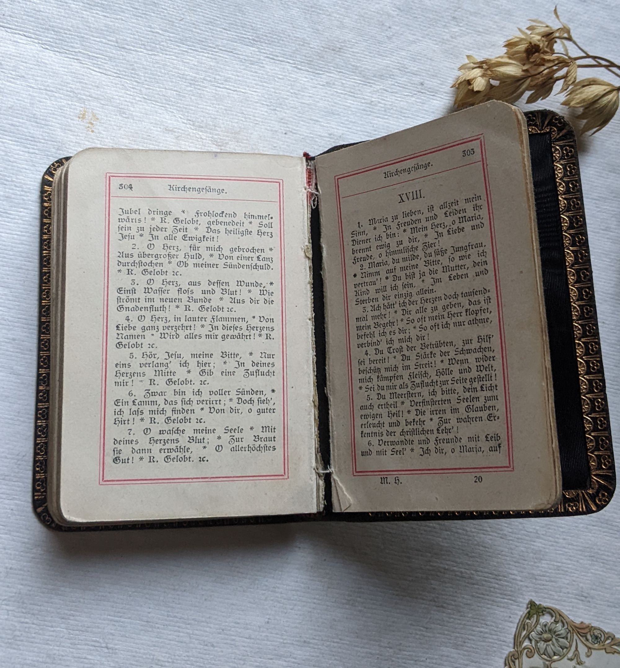 Old Prayer Book. Antique German Pray Book. Antique Religious Book ...