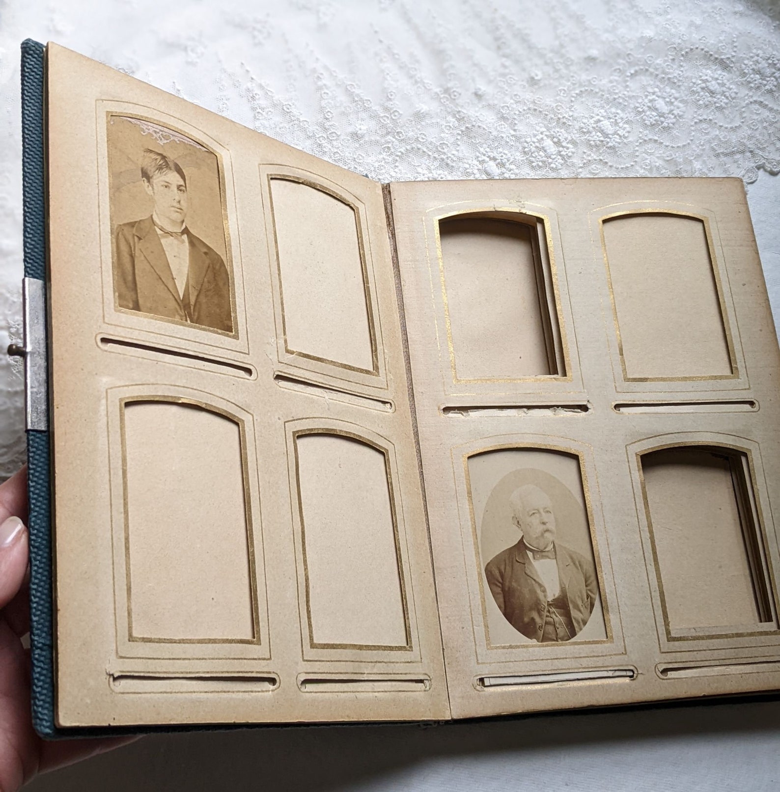 Antique Photo Album. Dark Green Photo Album. Antique - Etsy