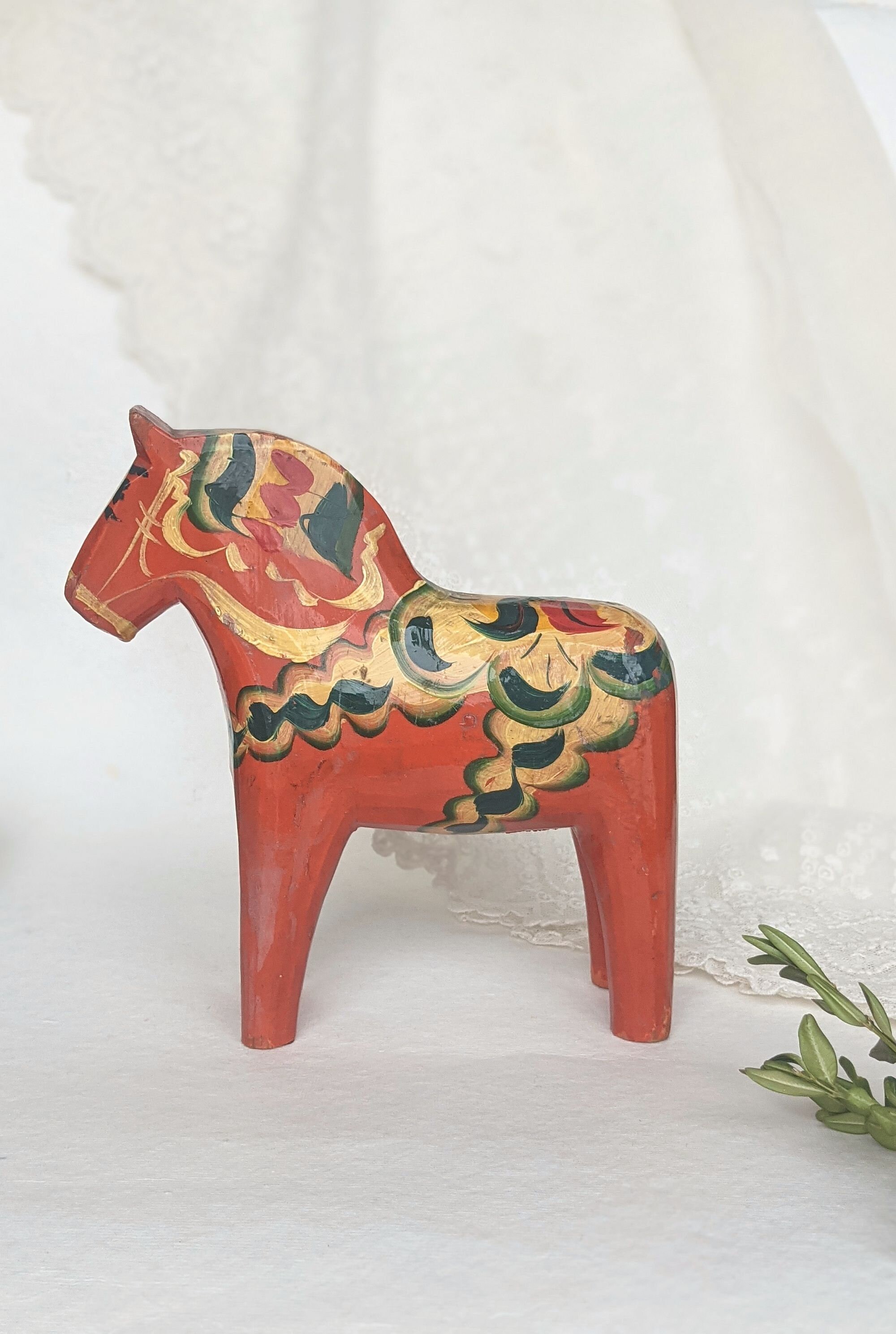 Large Dala Horse Red Antique. Old Dala Horse 185 Cm. Big Red - Etsy