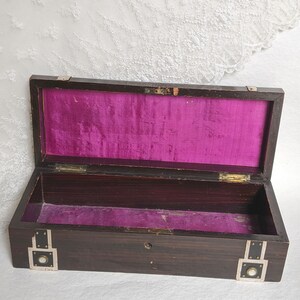 Large Lacquer Glow Box With Dog Painting. Antique Trinket Box. Vinatge ...