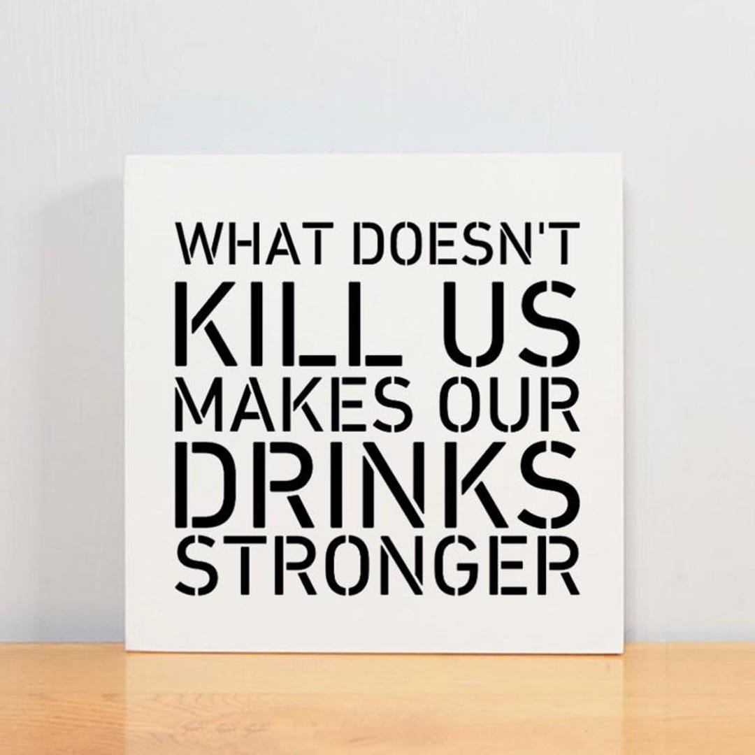 Funny Bar Sign Customizable Bar Decor Funny Home Bar Wall Art Custom ...
