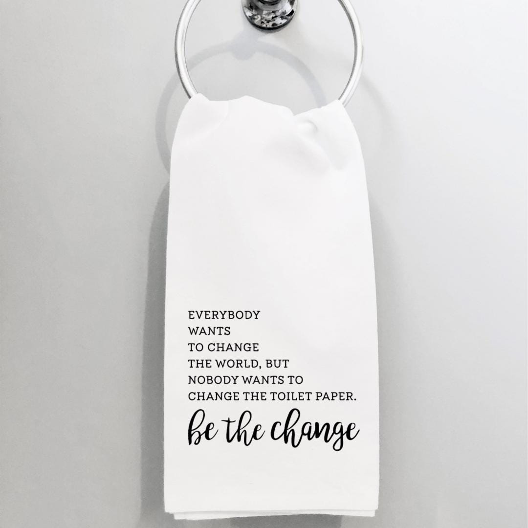 Funny Bathroom Towel Funny Bathroom Decor Funny Hand Towel Funny ...