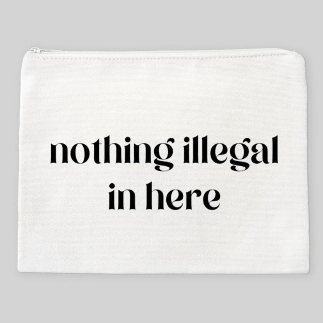 Funny Marijuana Storage Bag Custom Zippered Bag Funny Mary Jane Gift ...