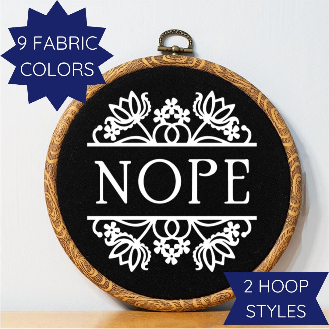 Funny Wall Decor Nope Sign Home Office Decor Sarcastic Gift for ...