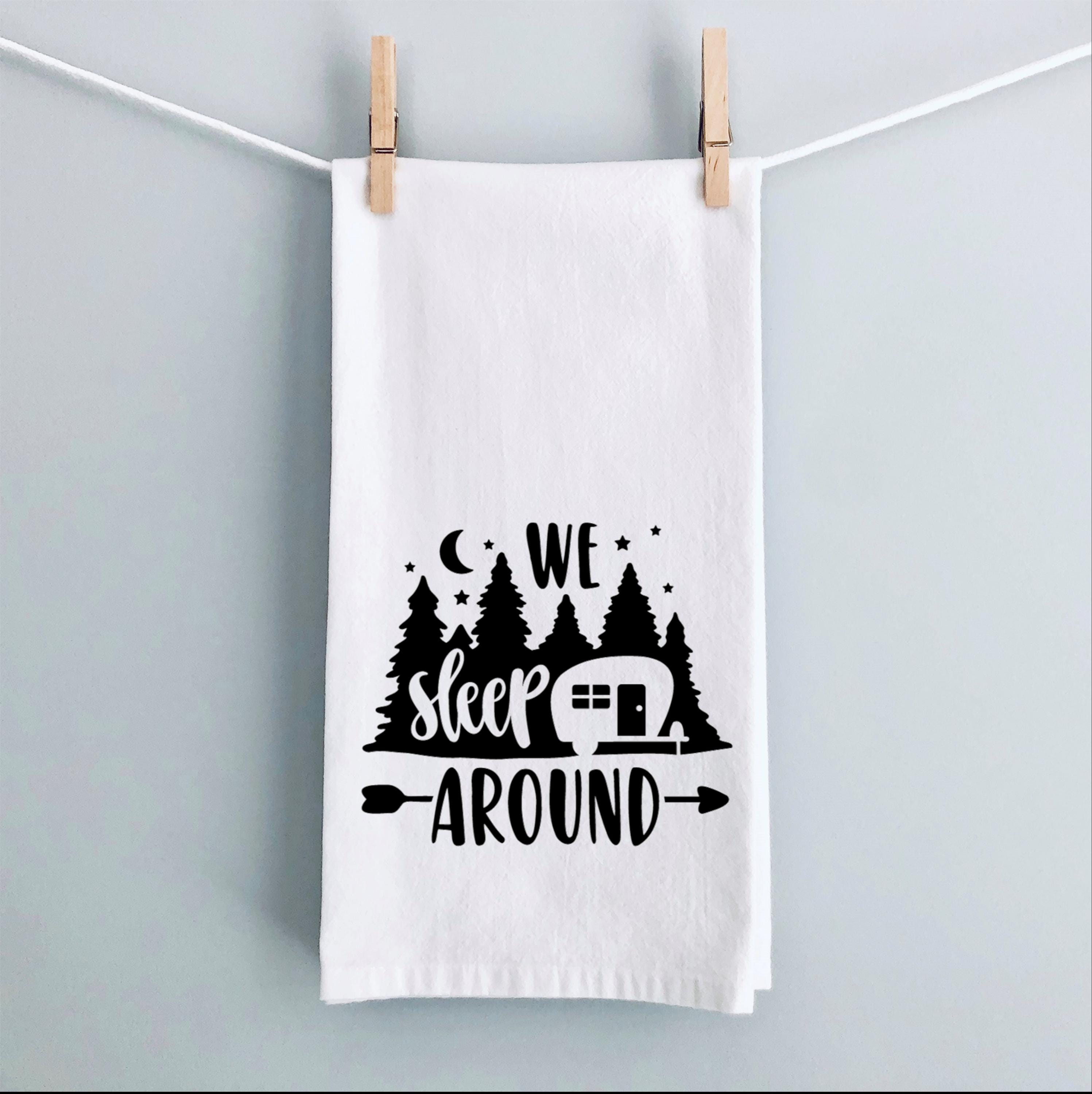 We Sleep Around Camper Themed Decor RV Custom Gift for Traveler Funny ...