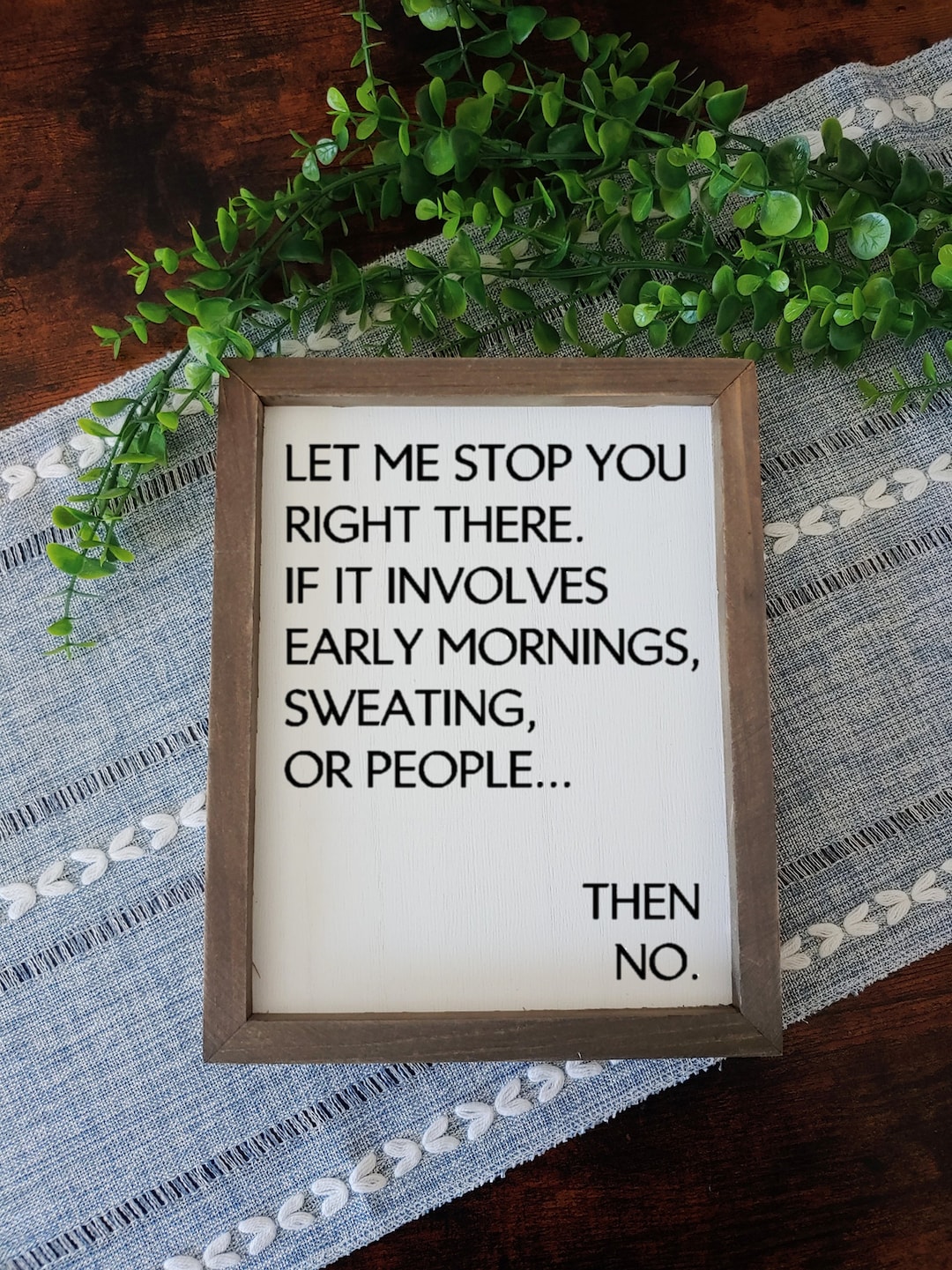 Funny Wood Sign / Funny Home Decor / Funny Farmhouse Sign / Funny Decor ...