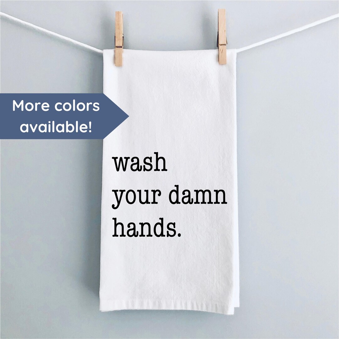Funny Hand Towel for Bathroom Decor Funny Towel Kitchen Decor Funny ...