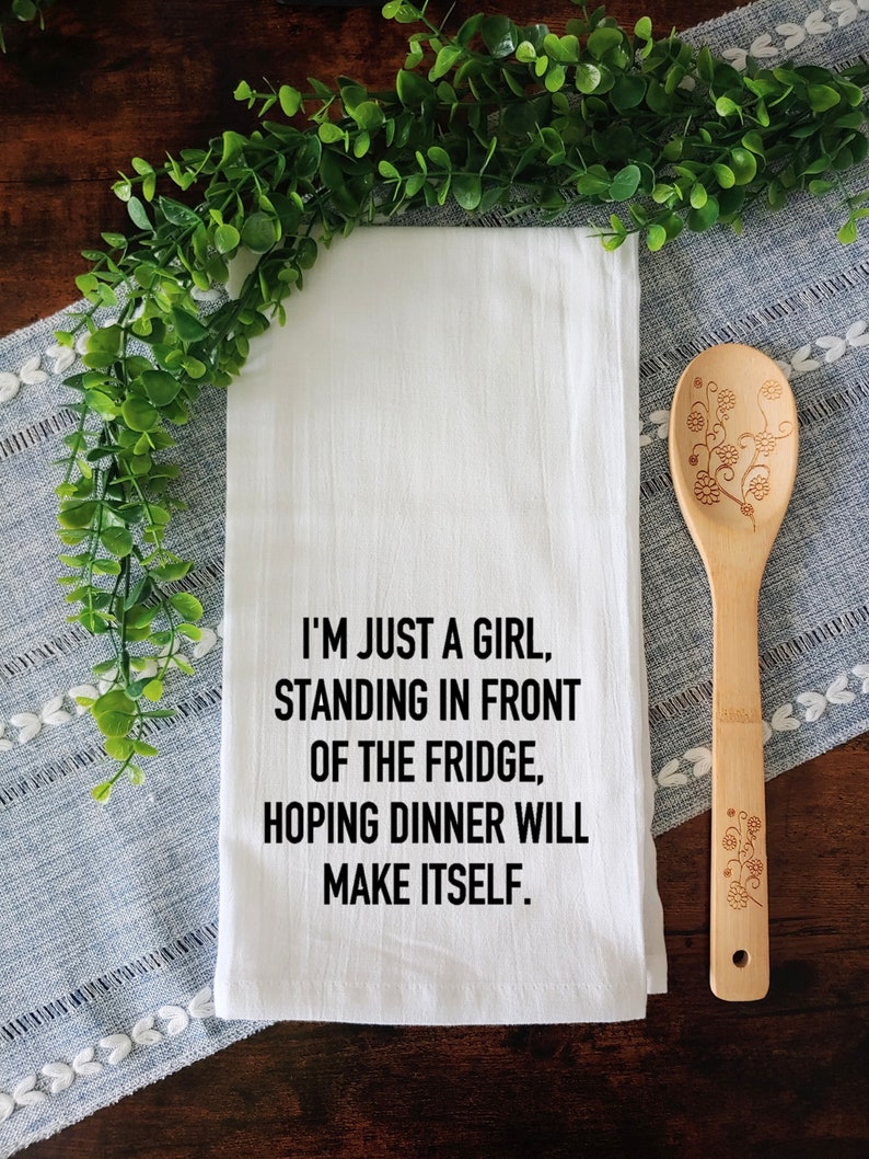 Funny Kitchen Towel / Funny Home Decor / Funny Tea Towel / - Etsy