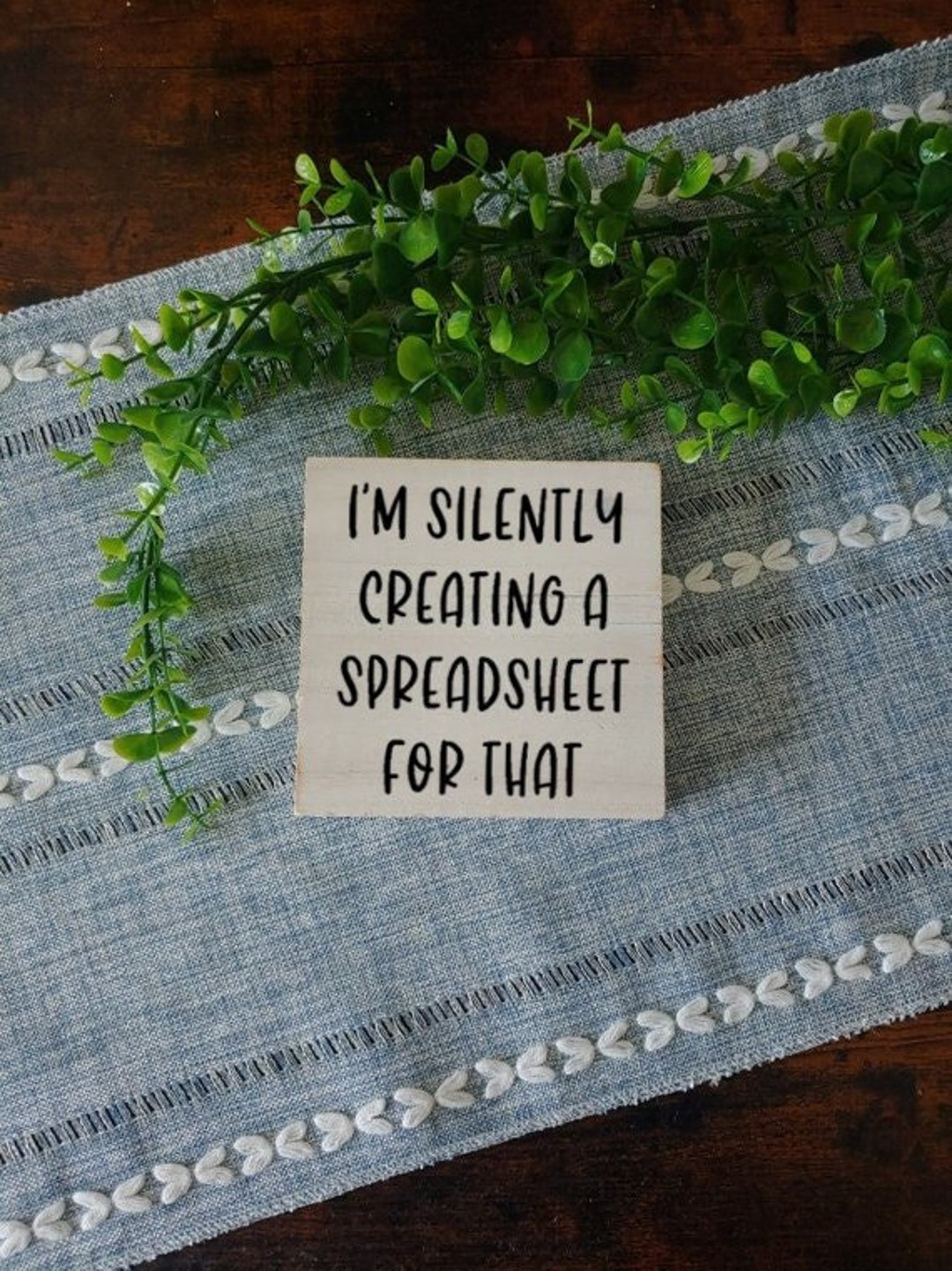 Excel Spreadsheet Lover Wood Sign Funny Office Decor Unique Novelty ...