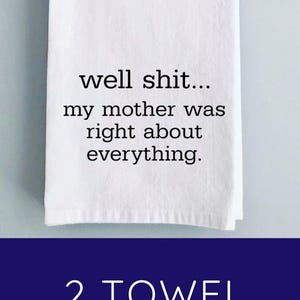 Funny Kitchen Towel Customizable Kitchen Decor Housewarming Gift for ...